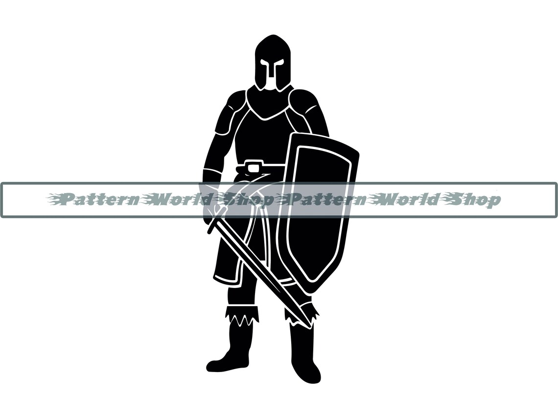 Knight SVG Medieval Knight SVG Knight Warrior SVG Knight - Etsy