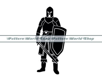 Knight 7 SVG, Knight SVG, Warrior Svg, Knight Clipart, Knight Files for ...