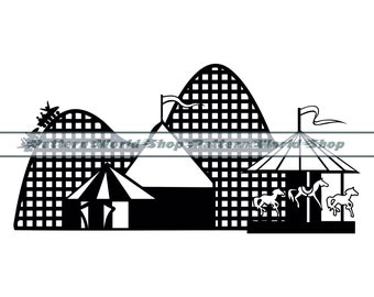 Amusement Park Svg - Etsy