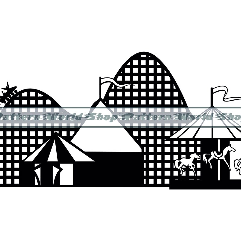 Amusement Park Svg - Etsy