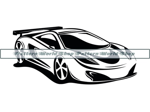 Sports Car SVG Luxury Car SVG Racing Car SVG Sports Car | Etsy