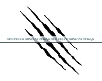 Claw Scratches. Svg Png Eps Dxf Cut Files. - Etsy