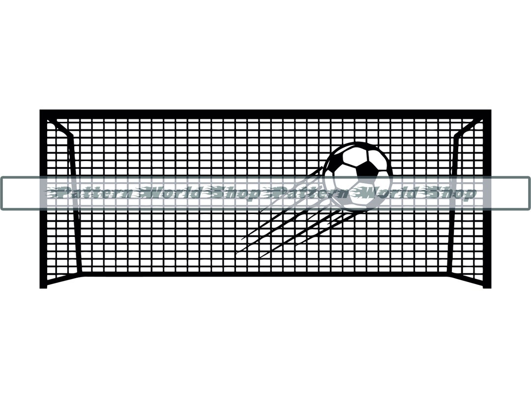 Soccer Goal SVG, Goal Post Svg, Soccer Svg, Soccer Clipart, Soccer ...