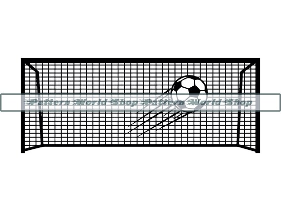 Soccer Goal SVG Goal Post Svg Soccer Svg Soccer Clipart - Etsy UK