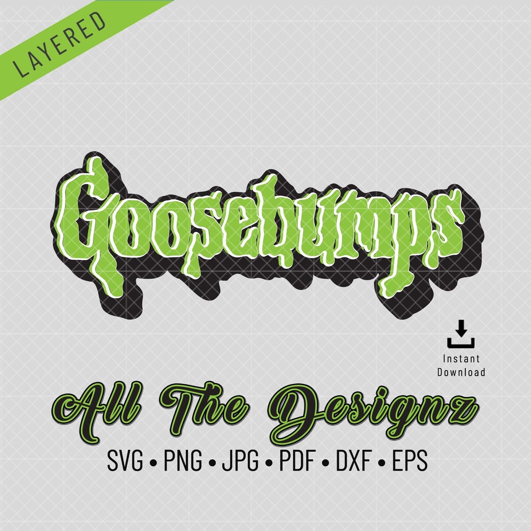 Goosebumps SVG Goosebumps SVG en capas Spooky Halloween SVG Descarga ...