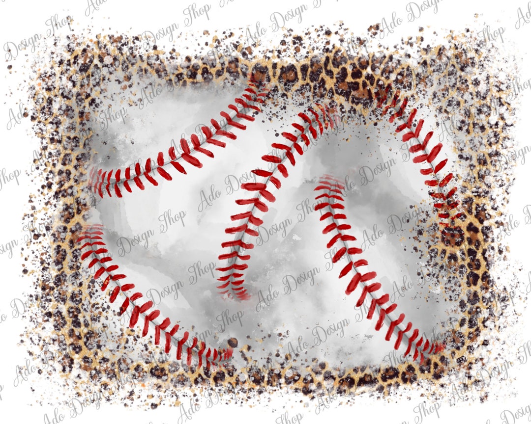 Western Baseball Distressed Background Png, Leopard Baseball Background ...