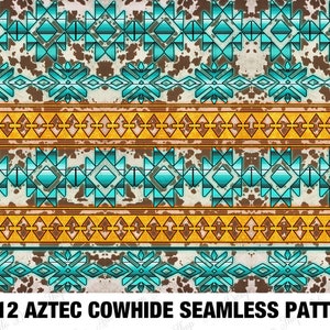 Aztec Cowhide Seamless Pattern Png Design, Aztec Seamless Pattern Png ...