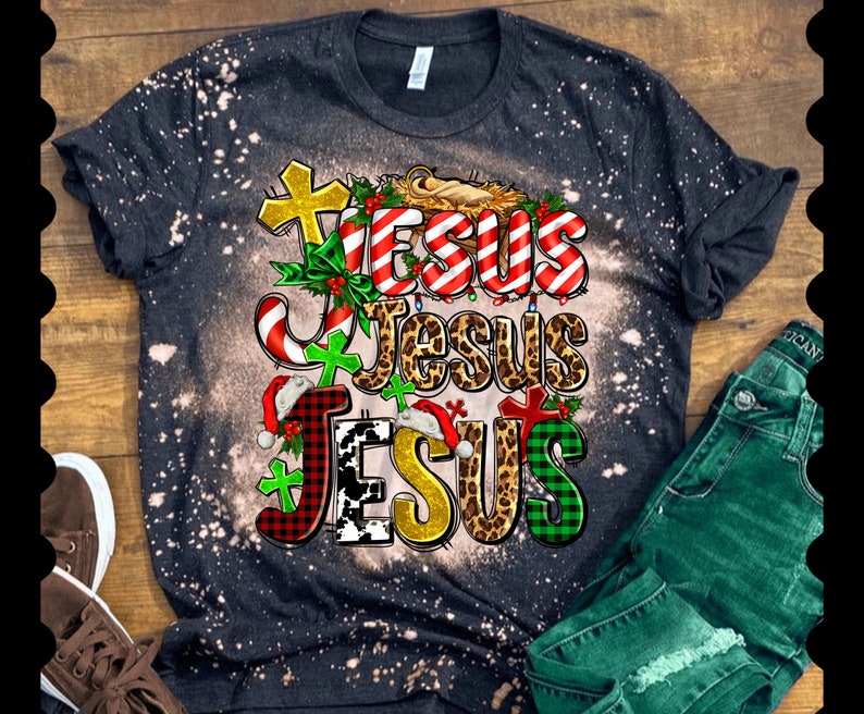 Jesus Jesus Jesus Png Sublimation Design Merry Christmas - Etsy
