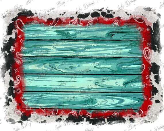 Cowhide Bandana Wood Distressed Background Png Design Cowhide - Etsy