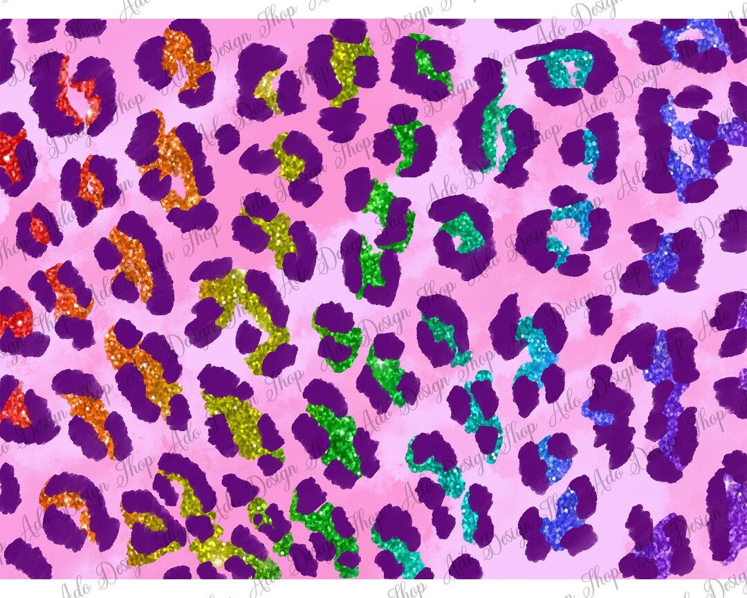 Colorful Leopard Background Png,leopard Png,background Sublimate ...