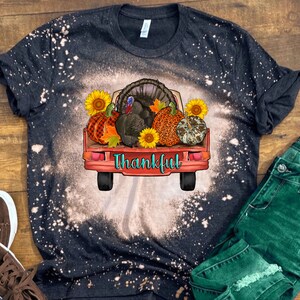 Western Thankful Farm Truck With Turkey Png Sublimation Design ...