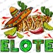 Elote Corn Sombrero Lime and Cactus Png Sublimation Design, Mexican ...