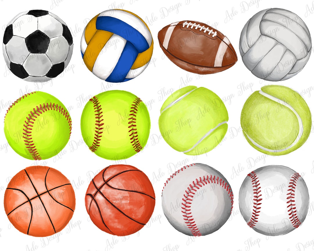 Ball Bundle Png,basketball Png, Soccer Png, Football Png, Volleyball ...