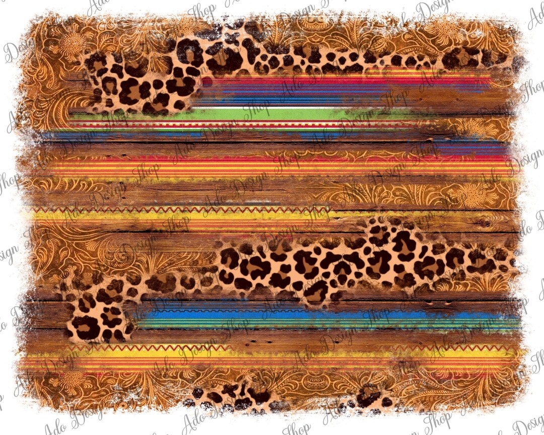Leopard Serape Background Png Sublimation Design, Leopard Background ...