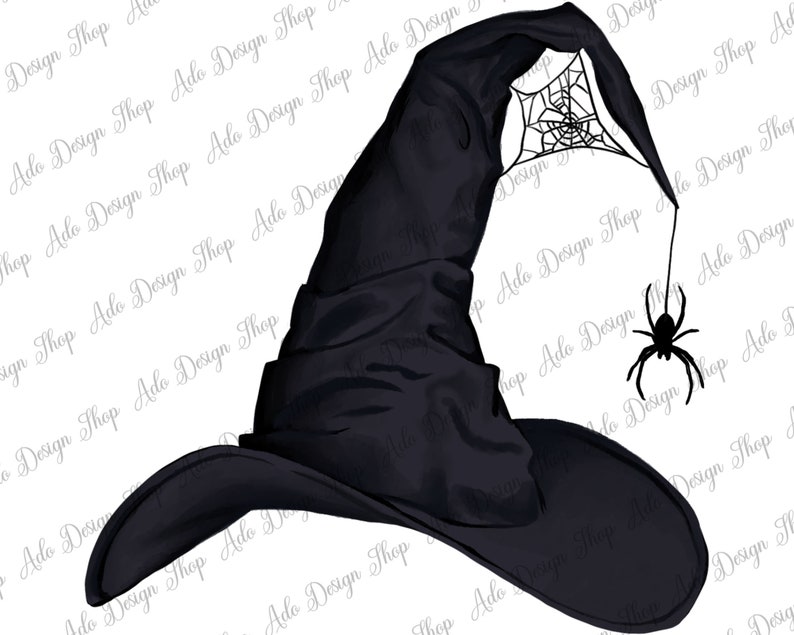 Halloween Witch Hat Png Bundle, Halloween Bundle Png, Witch Hat Clipart ...