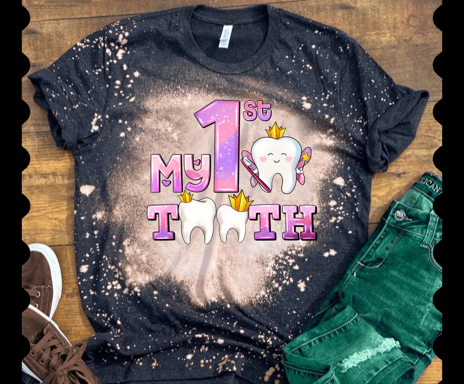 My First Tooth for Baby Girl Png Sublimation Designfirst - Etsy
