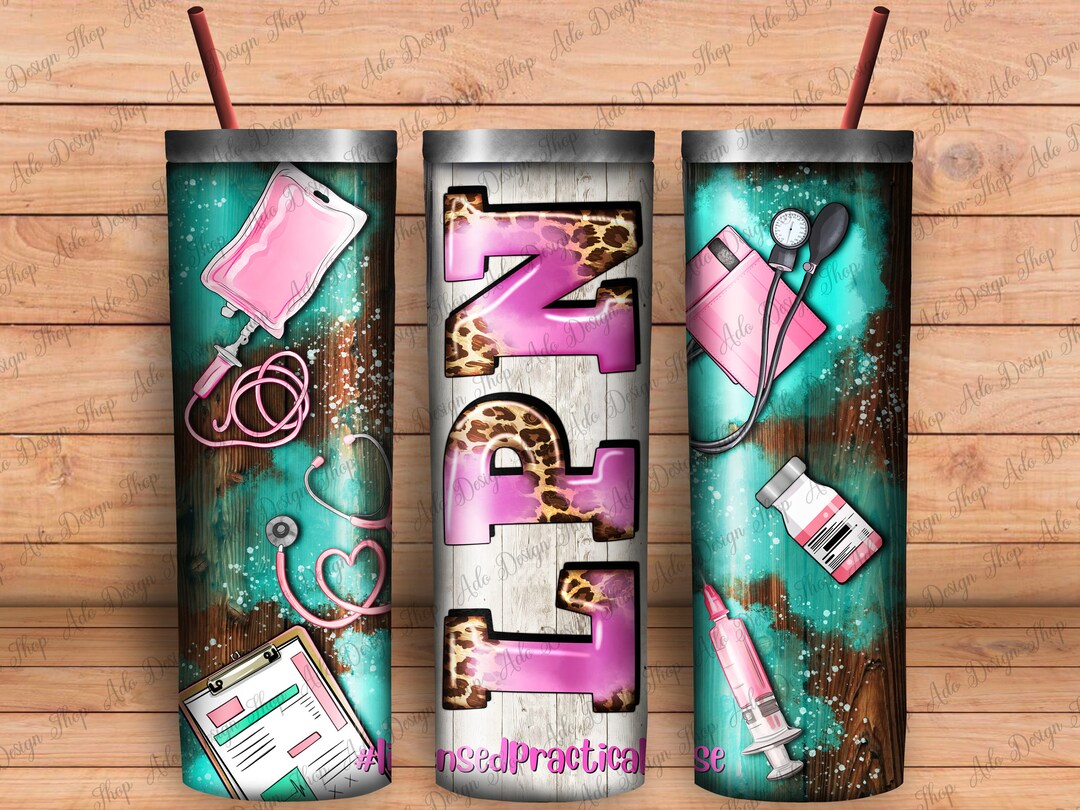 LPN Licenced Practical Nurse and Element 20oz Skinny Tumbler ...