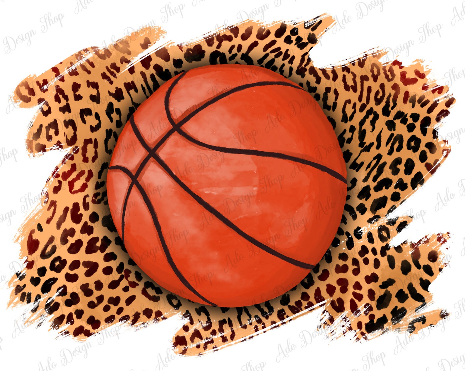 Western Basketball Backsplash Png,leopard Background,leopard Basketball ...