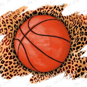 Western Basketball Backsplash Pngleopard Backgroundleopard - Etsy