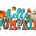 Hello Pumpkin Png Sublimation Design Download, Autumn Png, Fall Vibes ...