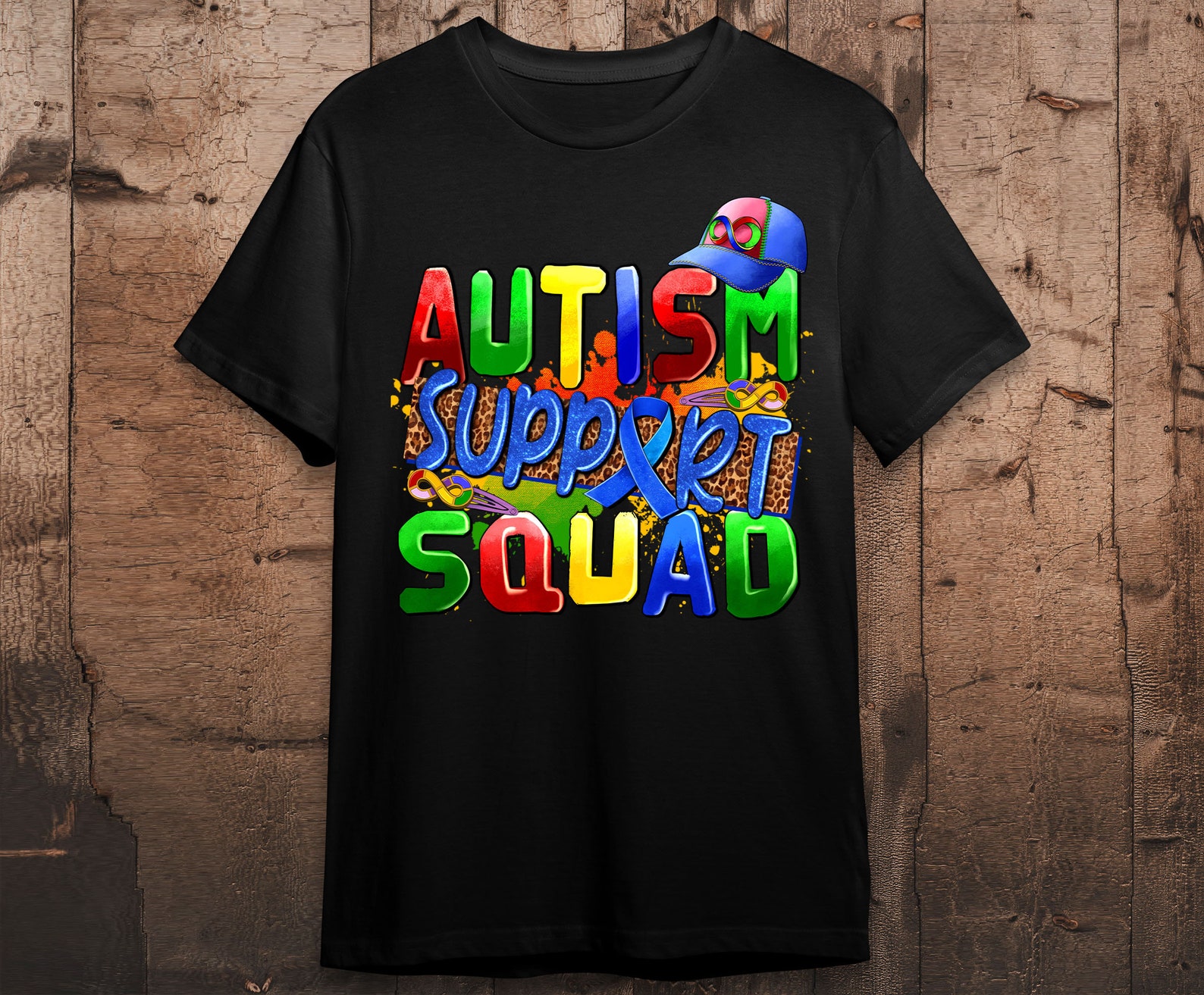 Autism Support Squad Png Sublimation Design Download, Autism Awareness ...