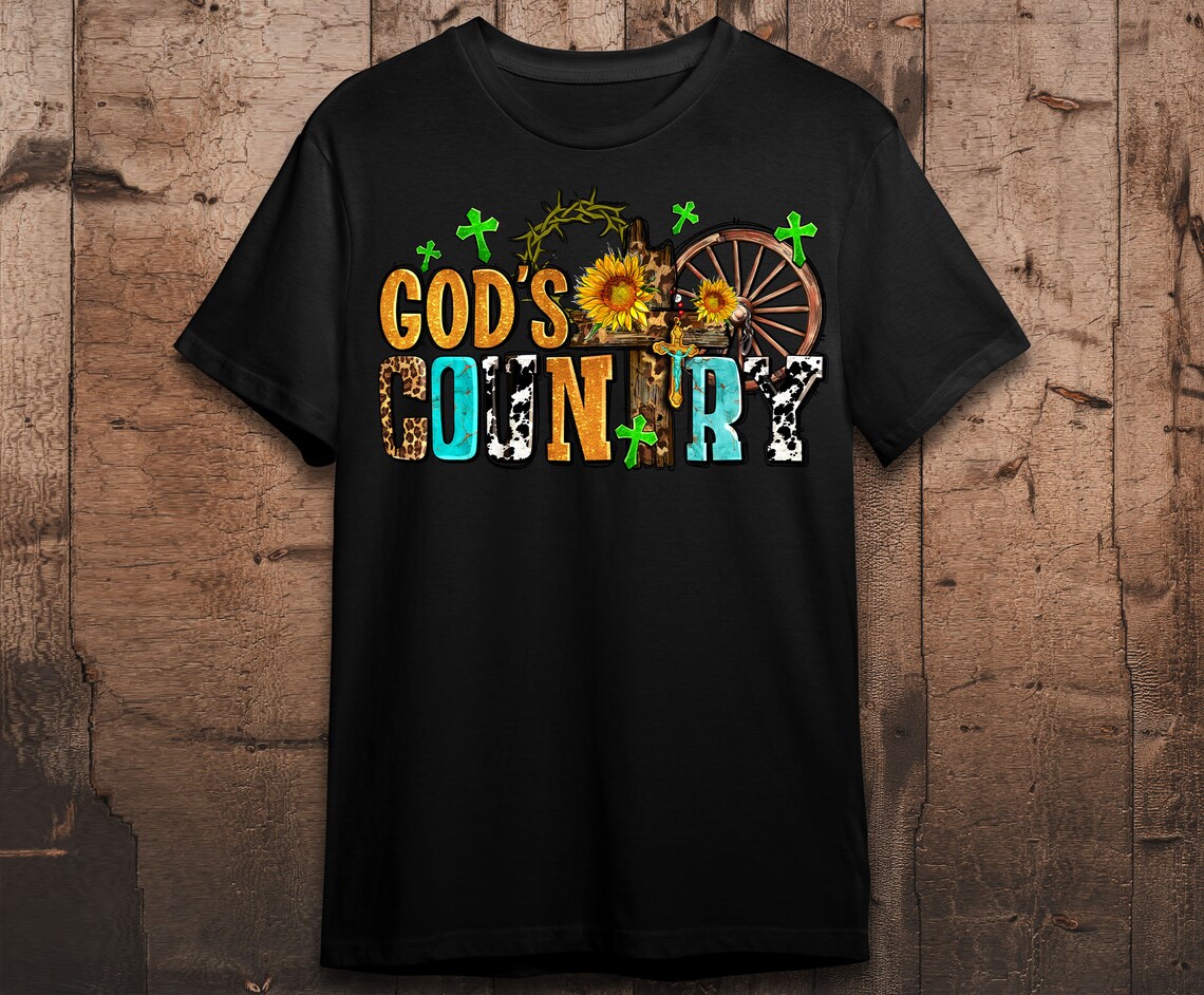 Western God Country Png Sublimation Design Download, Christian Png ...