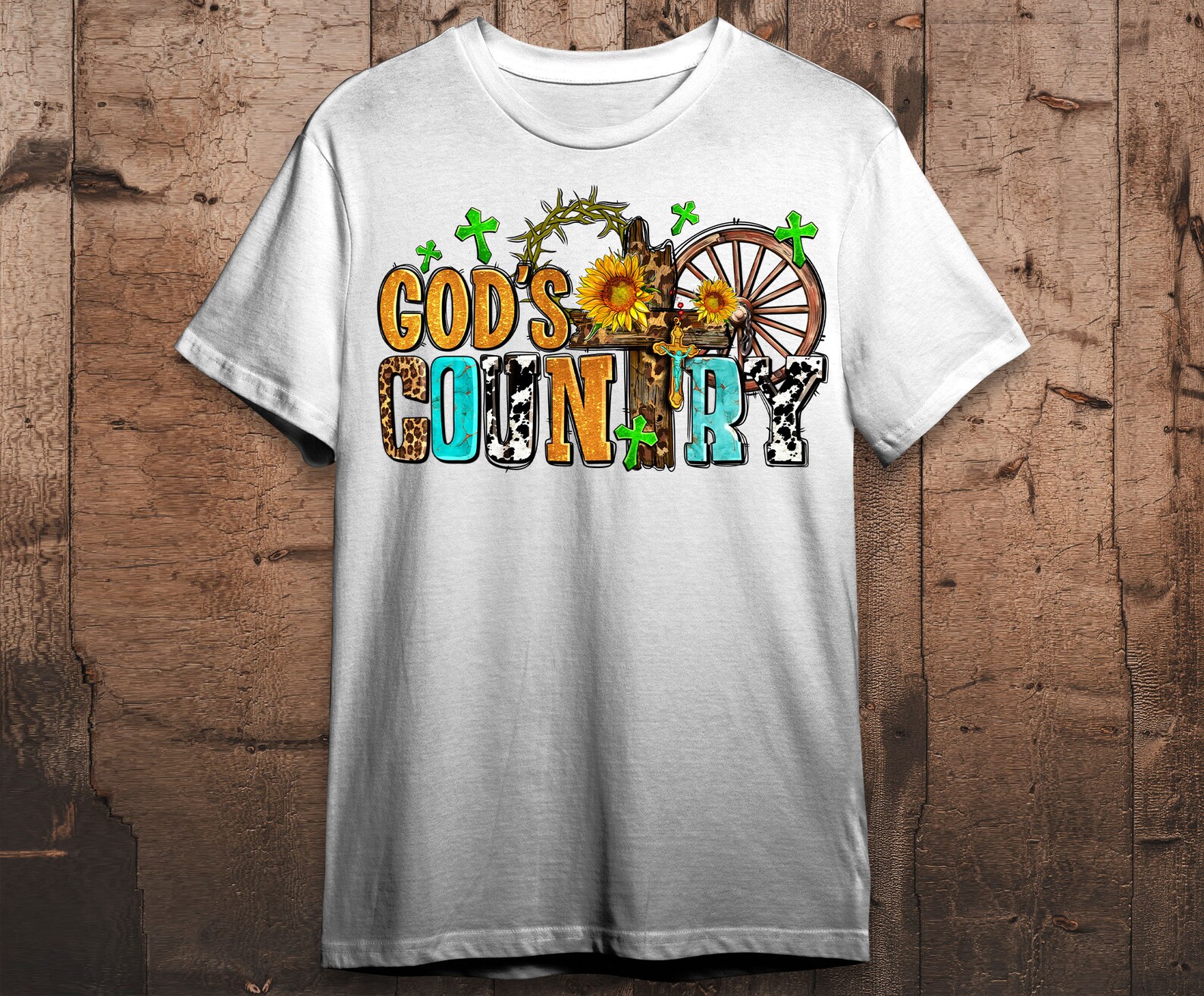Western God Country Png Sublimation Design Download, Christian Png ...