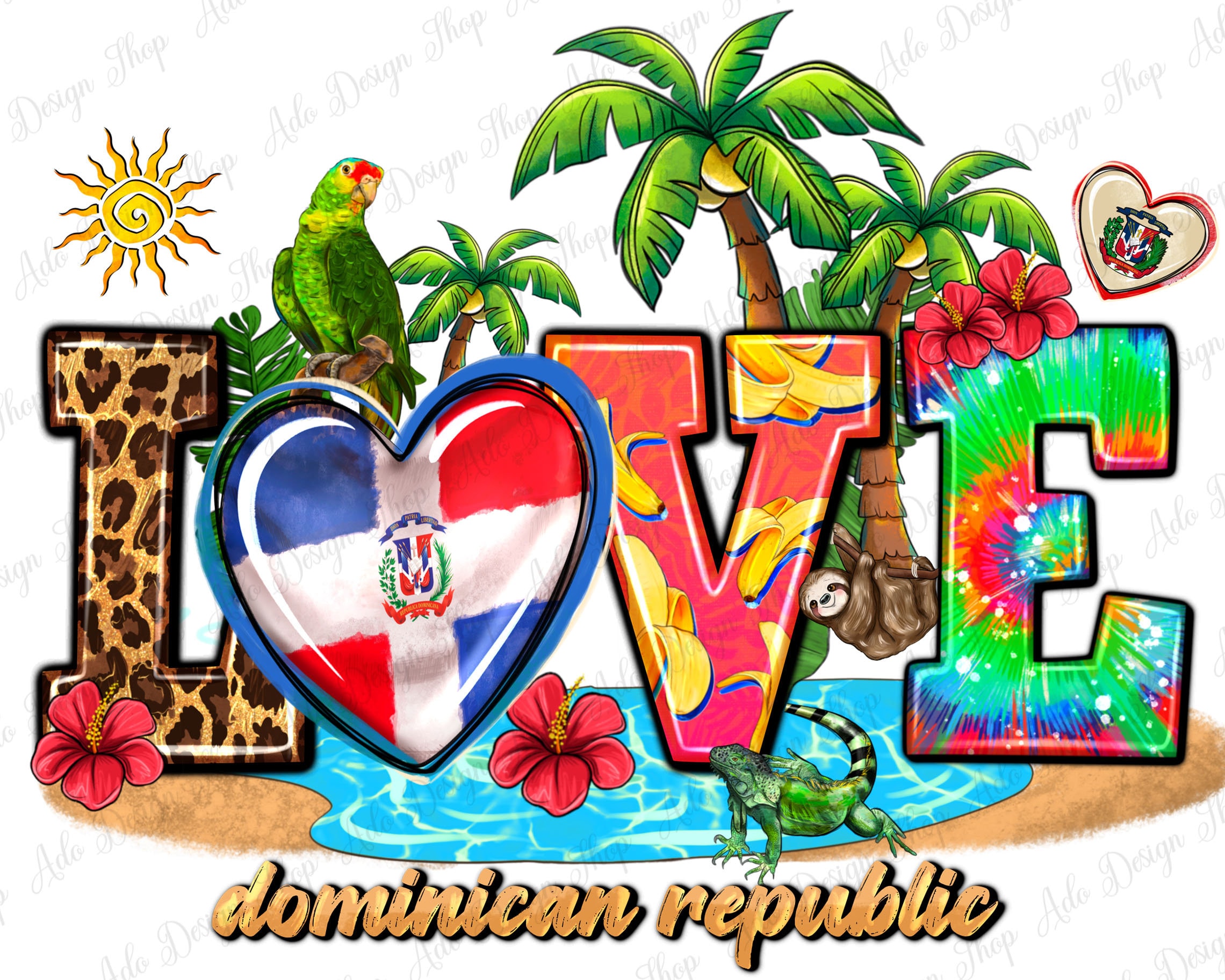 Republica Dominicana Logo Dominican Republic Logo Etsy