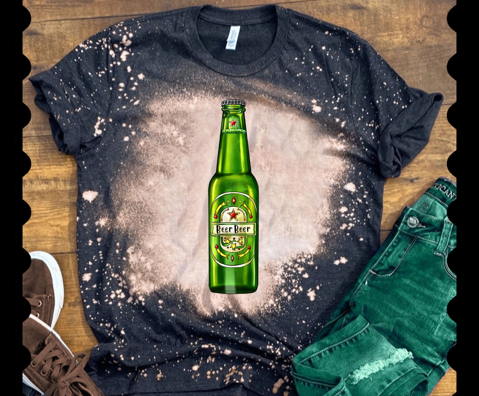 Green Beer Bottle Png Sublimation Design Green Beer Png - Etsy