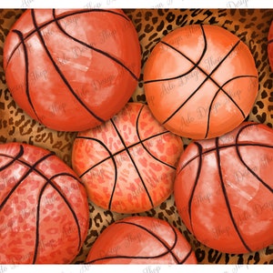 Basketball Western Background Png Basketball Png Leopard - Etsy