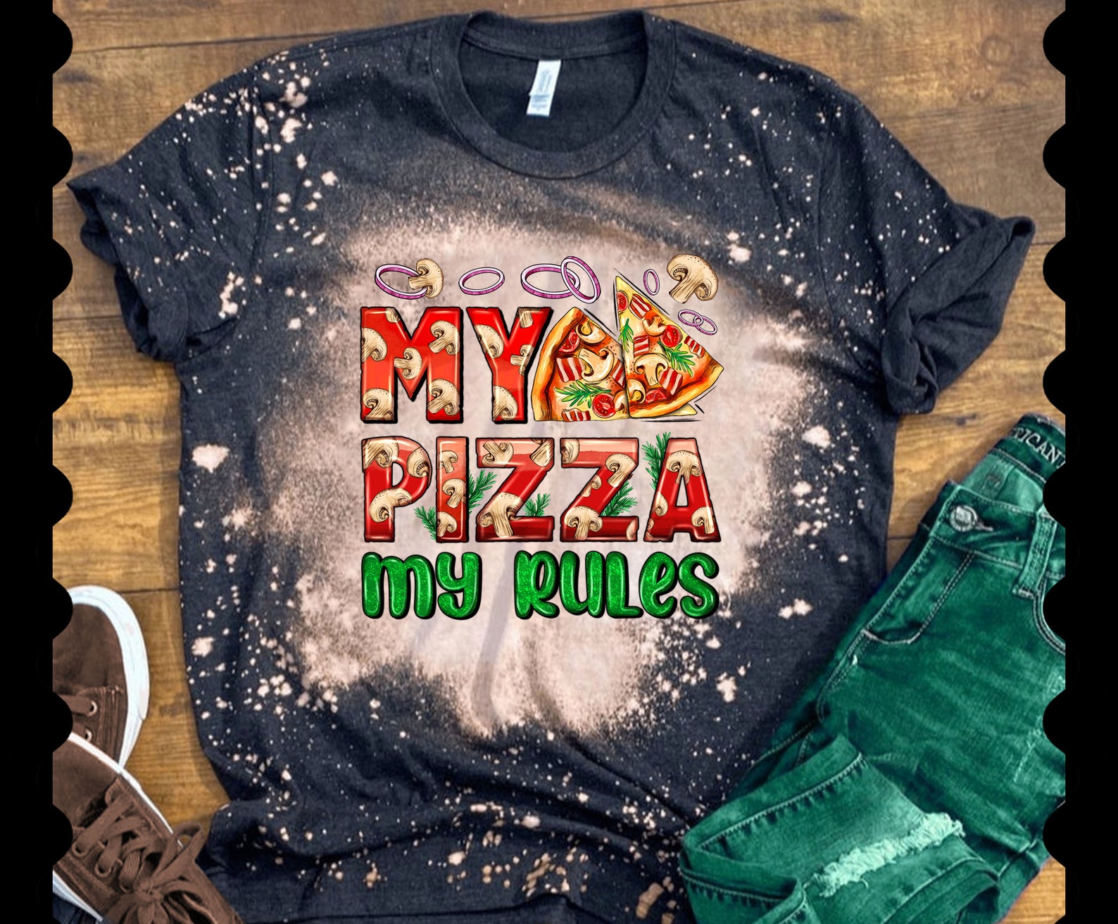 My Pizza My Rules Png Sublimation Design Street Food Png - Etsy