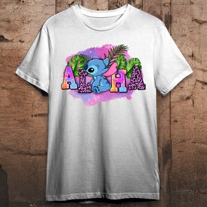 Aloha Stitch Png Sublimation Design Download, Hand Drawn Stitch Png ...