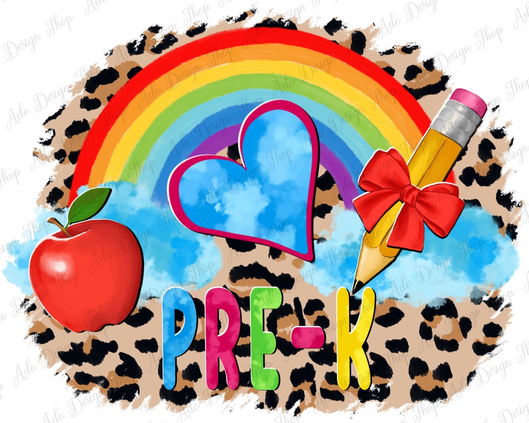 Back to School Pre-k Png,back to School Sublimation,pre-k Png,pre ...