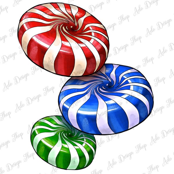 Candy Clipart - Etsy