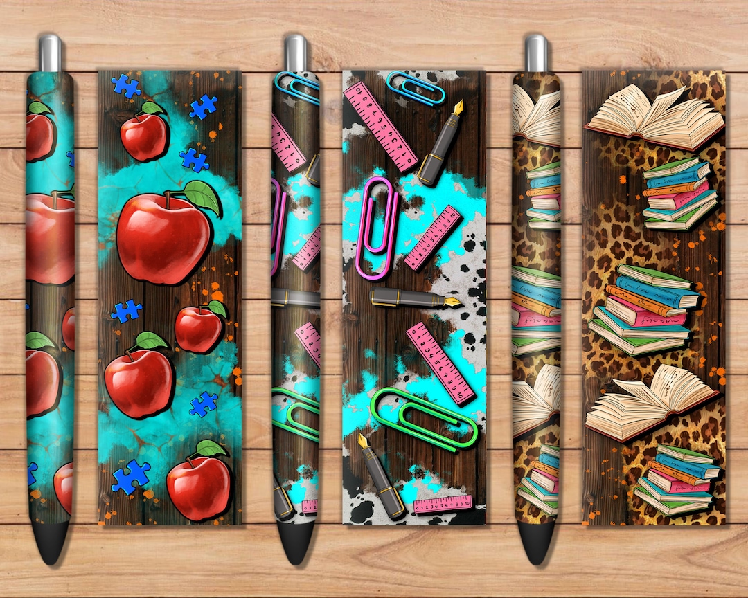 Teacher Pen Wrap Png Sublimation Design Download, Teacher Life Png ...