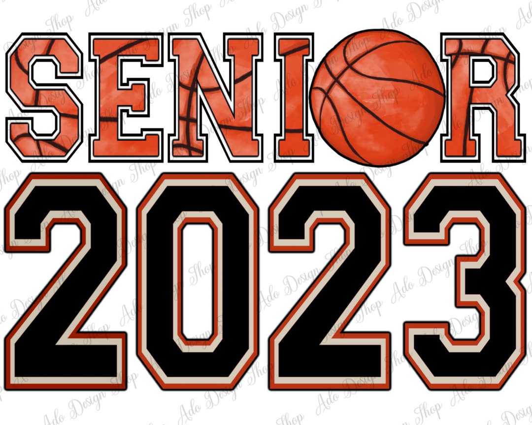 Senior Basketball 2023 Png, Basketball Pattern,senior Basketball Design ...