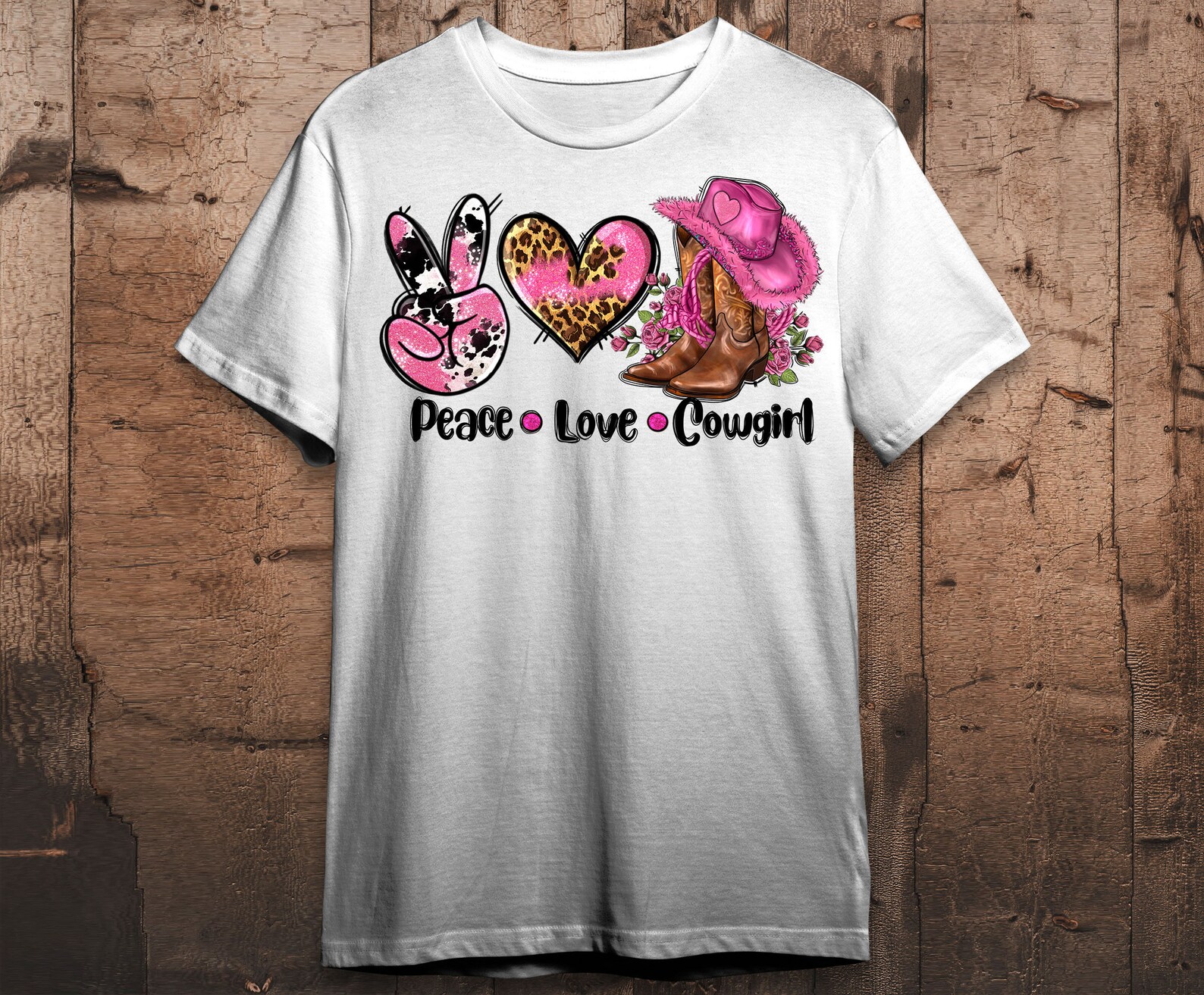 Peace Love Cowgirl Png Sublimation Design, Western Cowgirl Png, Cowgirl ...