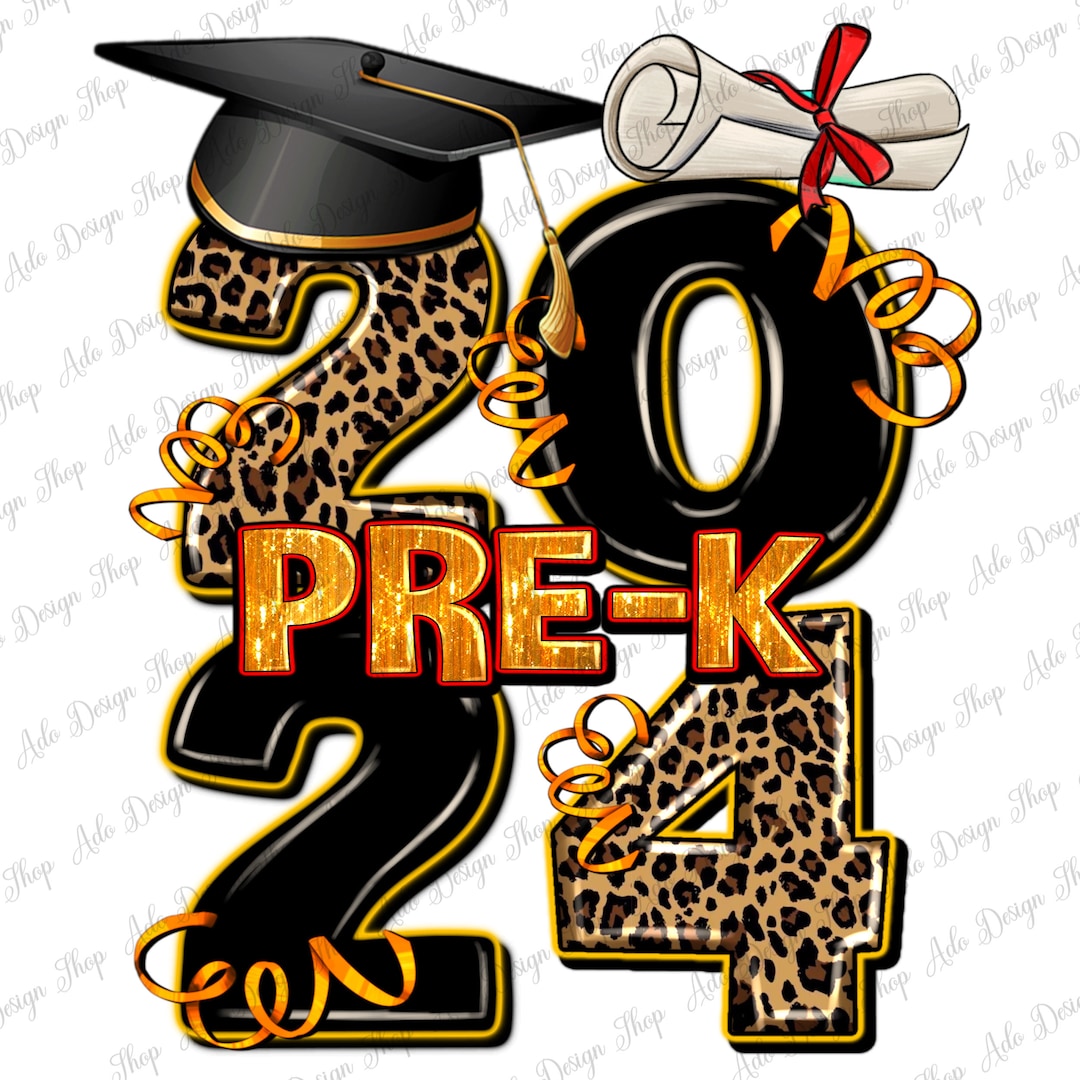 2024 Pre-k Graduation Png Sublimation Design Download, Graduation Png ...
