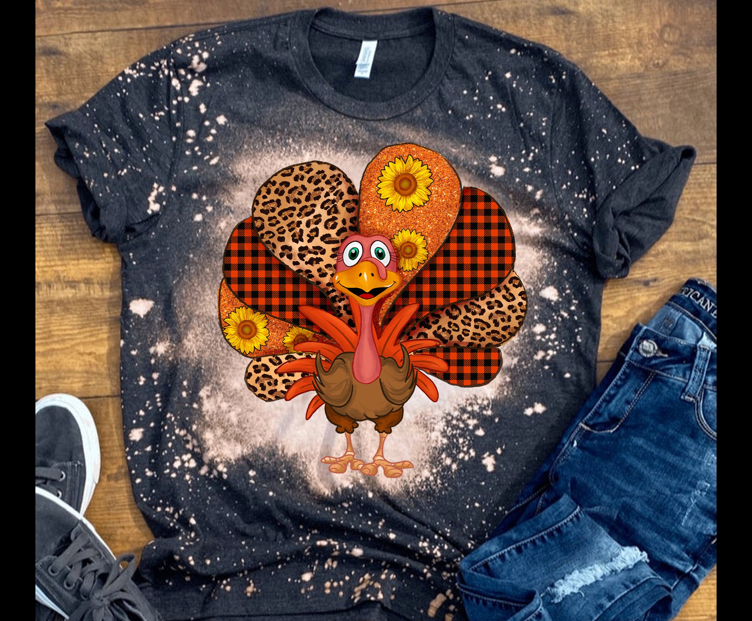 Thanksgiving Turkey Png Sublimation Design Western | Etsy