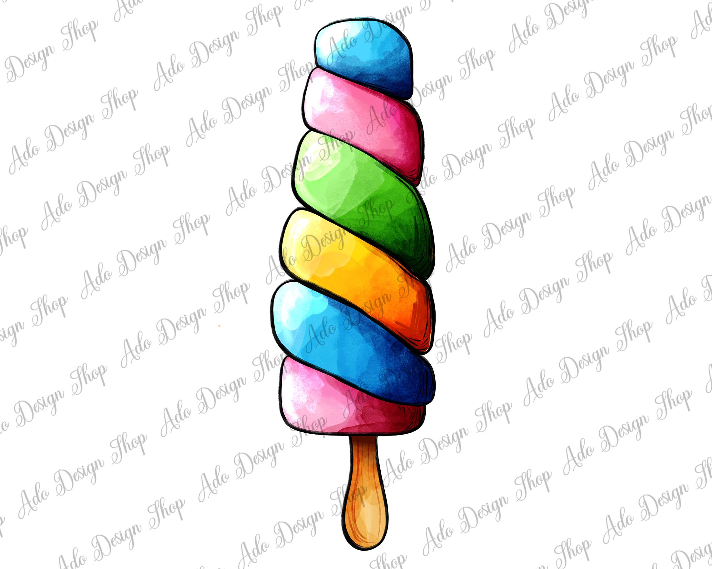 American Popsicle Bundle 10 Png Sublimation Designamerican - Etsy Australia
