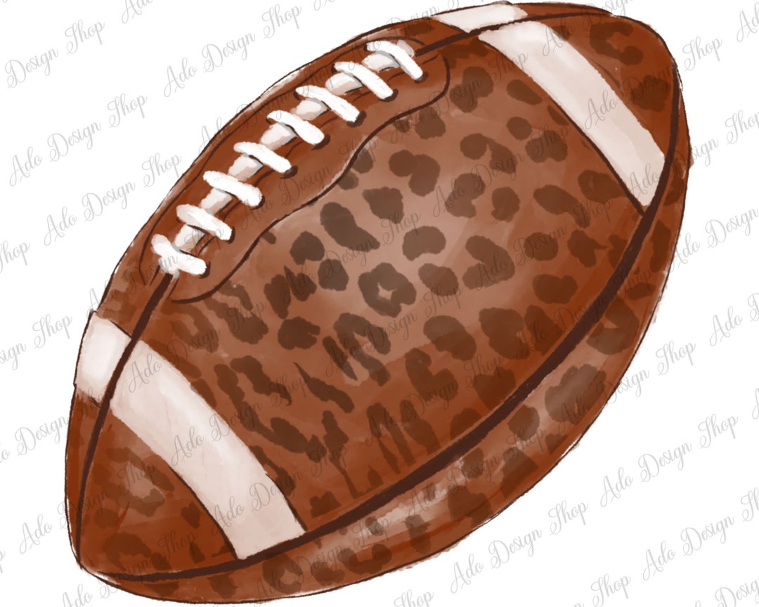 Leopard American Football Ball Png,football Png,sports Clipart,football ...
