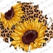 Sunflower Leopard Patch Png, Western Patch Bundle, Leopard Patch Png ...
