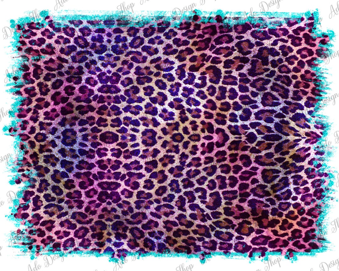 Distressed Leopard Background Png Sublimation Design, Leopard ...
