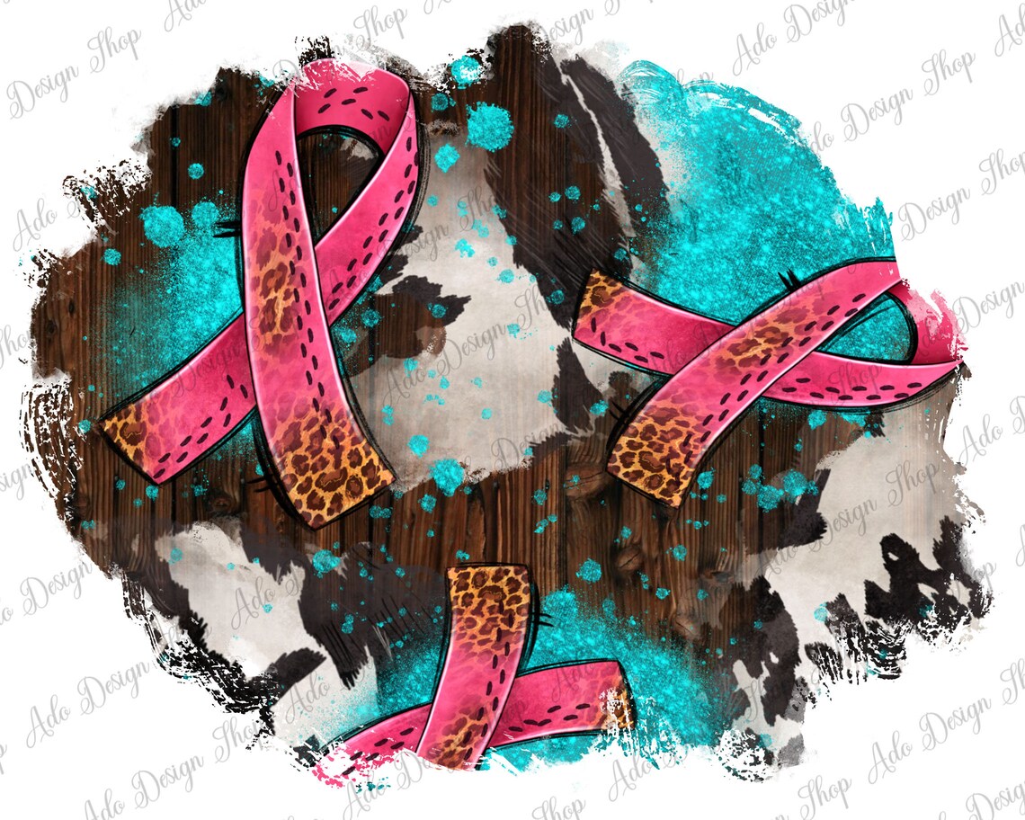 Cancer Ribbon Turquoise Patch Bundle Png Design, Cancer Patches Png ...