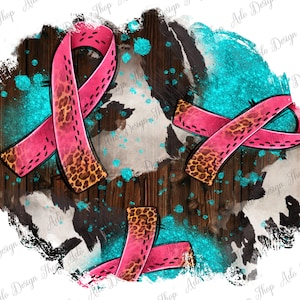 Cancer Ribbon Turquoise Patch Bundle Png Design, Cancer Patches Png ...