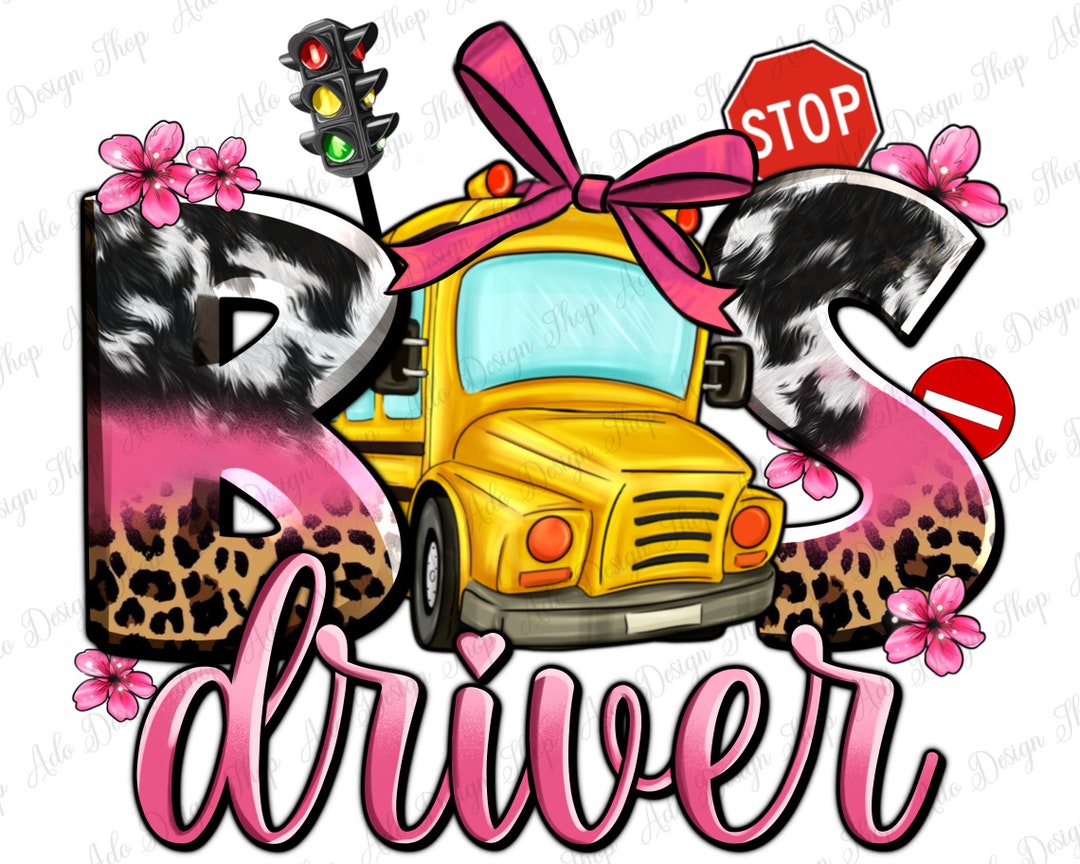 Bus Driver Png Sublimation Design Download, Western Bus Png,back to ...