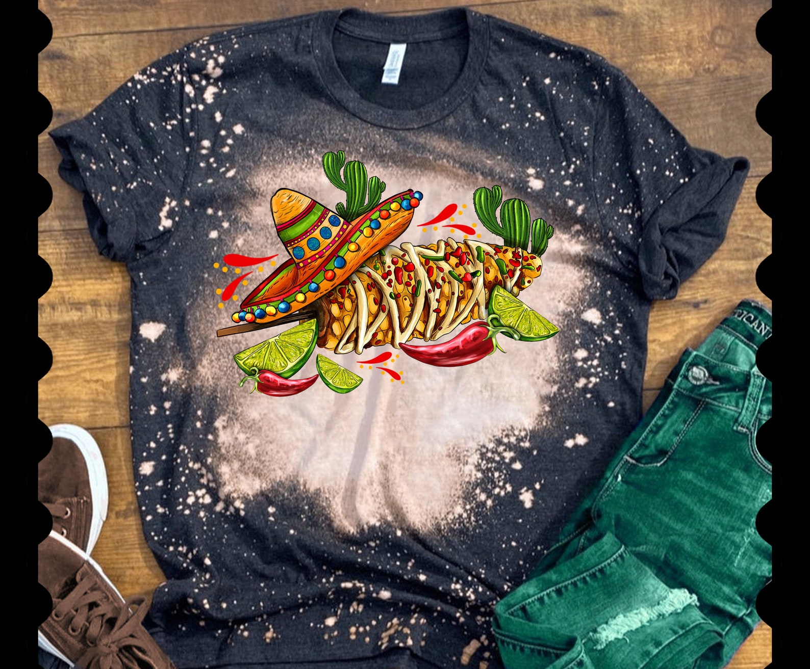 Elote Corn Sombrero Lime Cactus Trinidad Pepper Png Sublimation Design ...