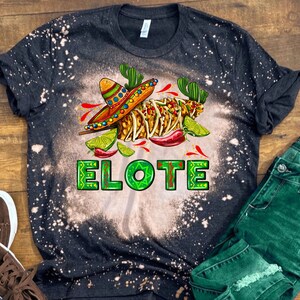 Elote Corn Sombrero Lime and Cactus Png Sublimation Design, Mexican ...