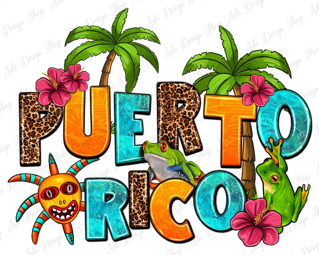 Puerto Rico Png Sublimation Design Download, Western Puerto Rico Png ...