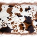 Cowhide Pattern Distressed Background Png Design Bundle, Cowhide Png ...